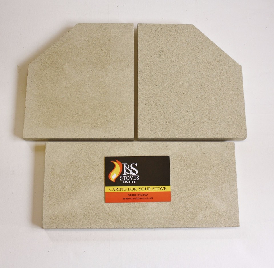 Clearview Vision 500 Stove Baffle and Fire Brick Set | eBay UK