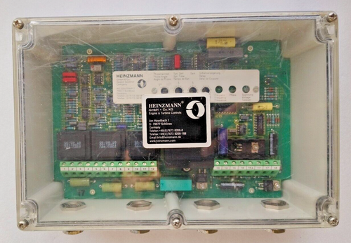 HEINZMANN ENGINE AND TURBINE CONTROLS SERNO: 1006034163-Z SYNCHRONIZING ...