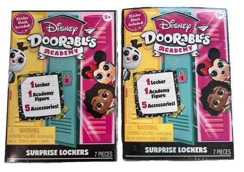 Disney Doorables Academy Surprise Lockers 2 Pack Figure w/Locker ...