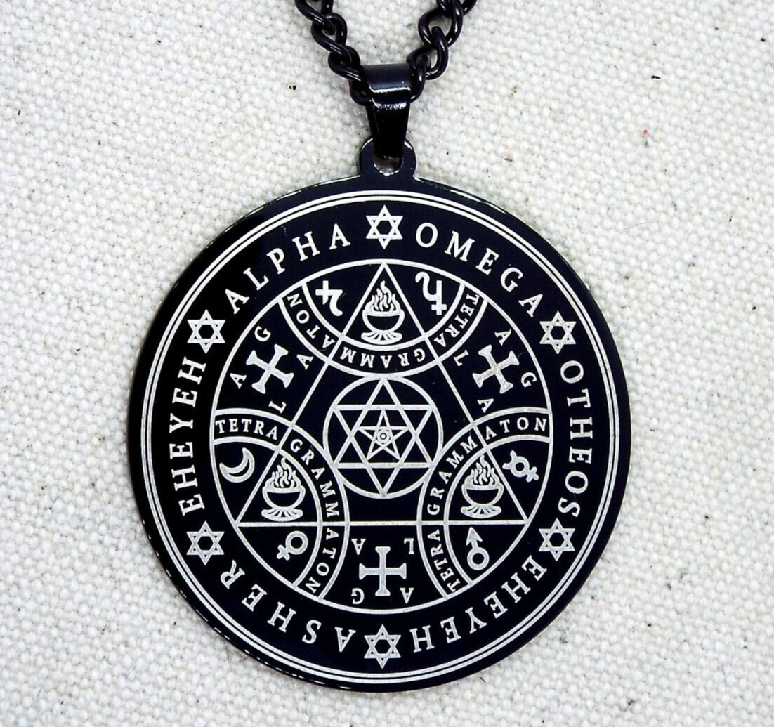Enochian Protection Sigils Bronze Sigil Of Archangel Zadkiel Enochian