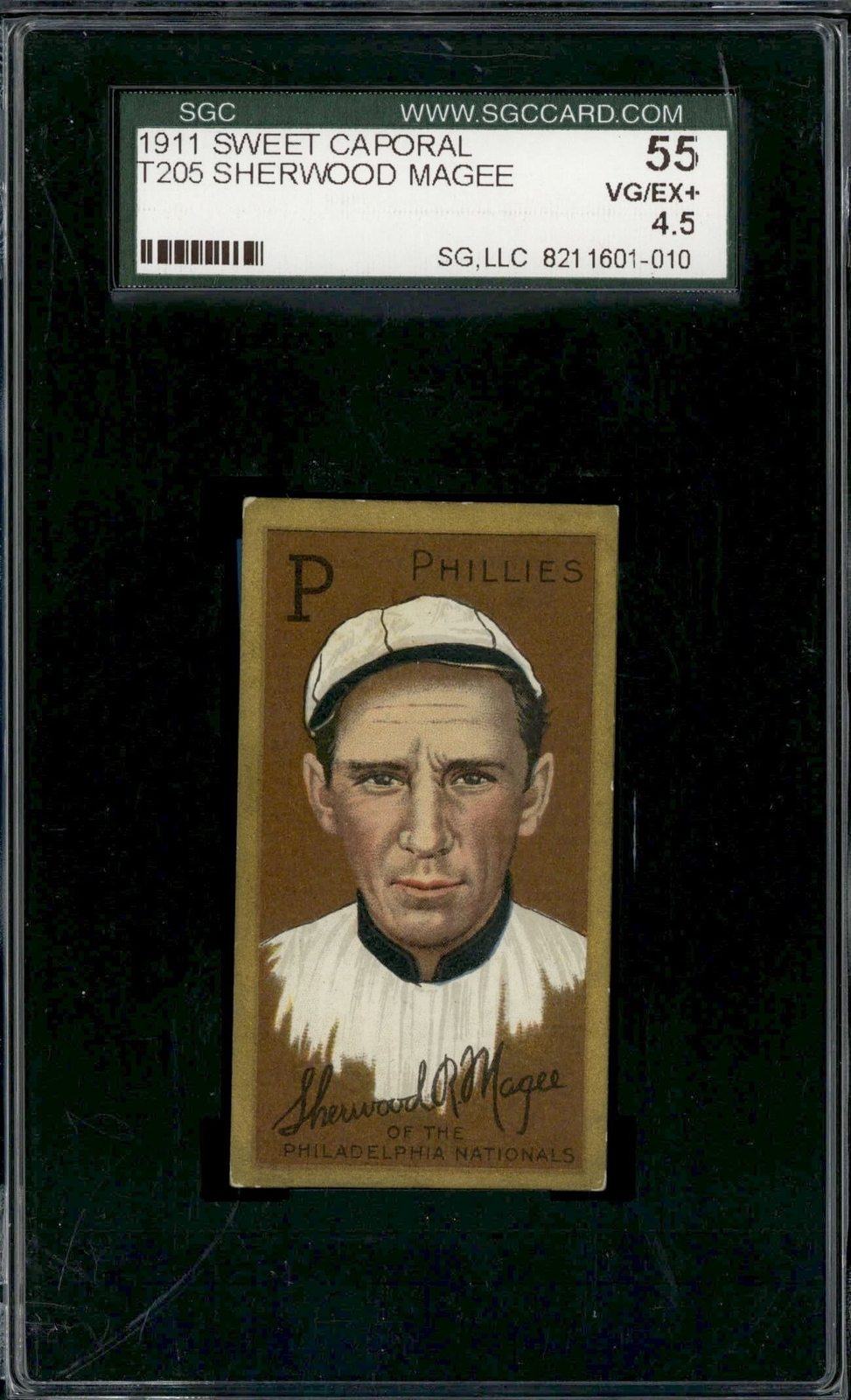 1911 T205 Gold Border Sherwood Magee - SGC 55 | eBay