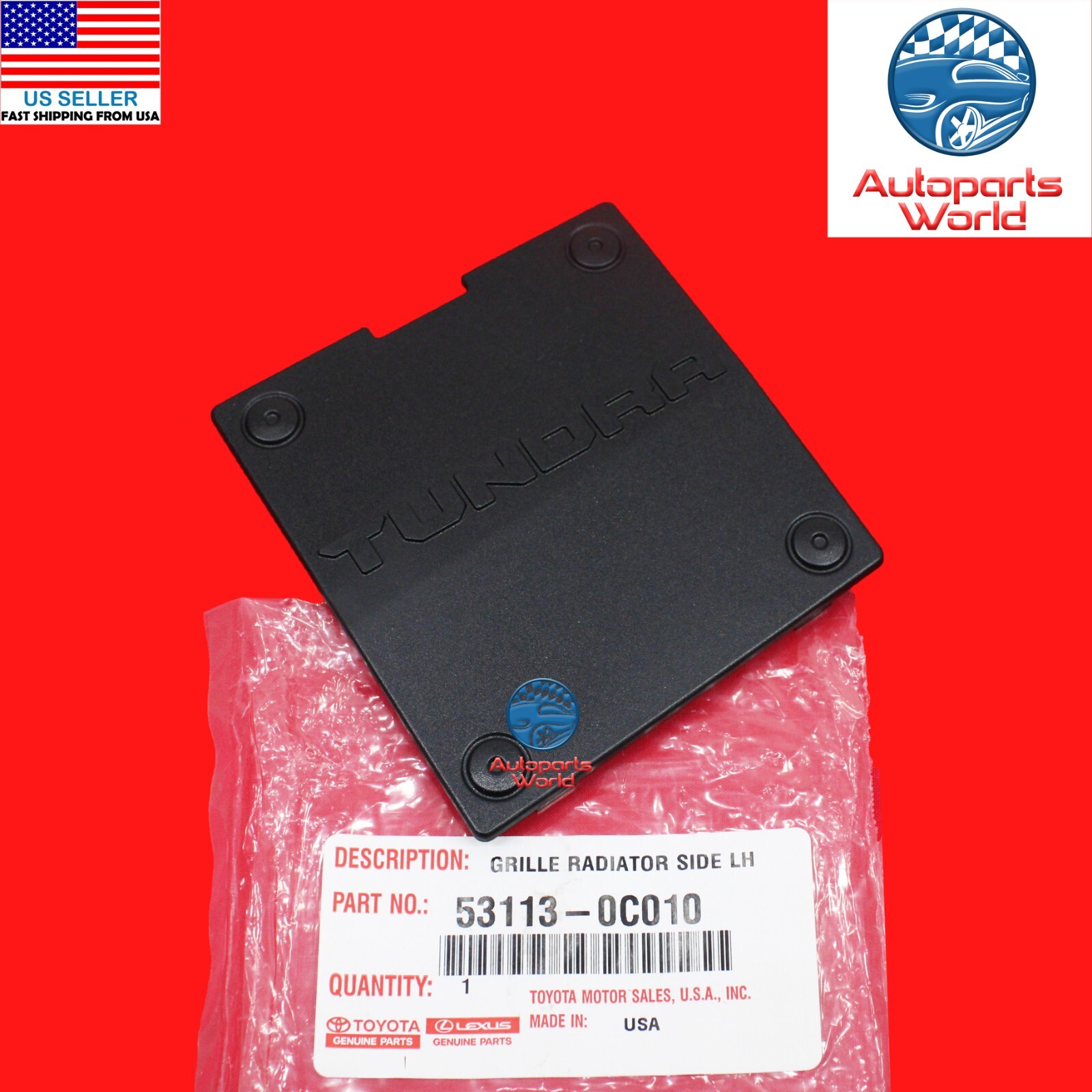 Genuine Toyota Tundra 2020 Grille Hole Cover 53113-0c010 Factory Part ...