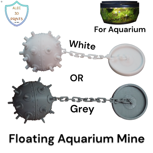 Naval Floating Mine / Aquarium Decoration / Fish Tank Decor / Terrarium ...