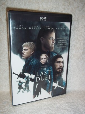 The Last Duel (DVD, 2021) Adam Driver Ben Affleck Jodie Comer Matt ...