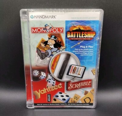 Monopoly/Battleship/Yahtzee/Scrabble (PC, 2003) Handmark/Hasbro Board ...