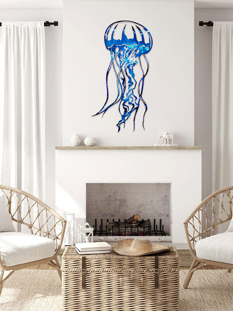 Jellyfish Wall Decor Sea Wall Art Decor Ocean Hanging SculptureBeach ...