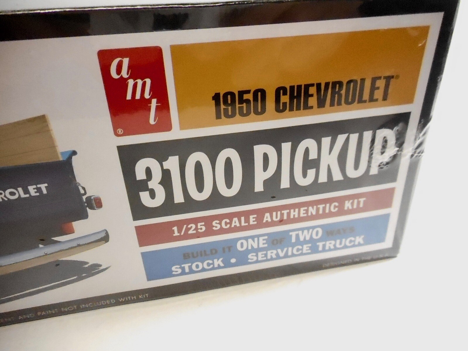 NEW AMT 1950 CHEVY PICKUP 1:25TH SCALE PLASTIC MODEL KIT | eBay