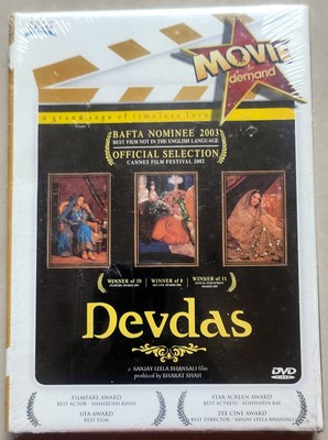 Devdas DVD Bollywood Movie DVD Shah Rukh Khan Madhuri Dixit Aishwarya Rai | eBay