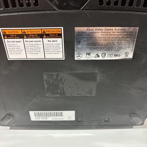 Microsoft Original Xbox Classic System Console Only - UNTESTED | eBay