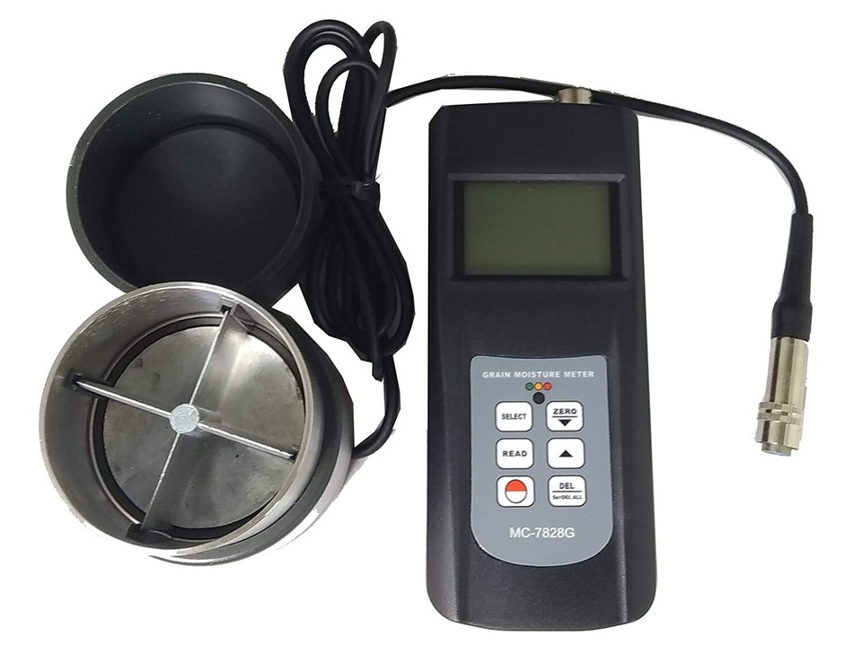 Digital Grain Moisture Meter Tester for Rice Wheat Feedstuff Powder 7% ...