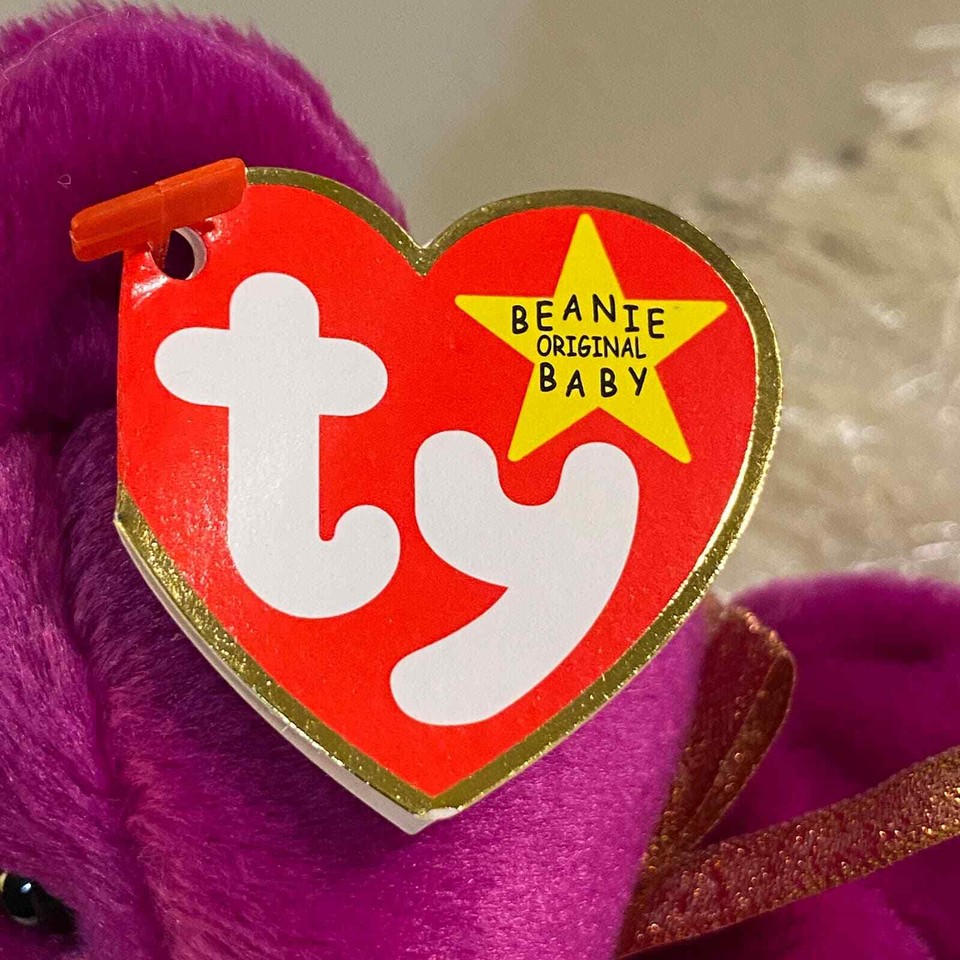 RARE Ty Beanie Baby Bear Millennium 🎊 name spelled wrong! Major ERROR 🧸 ...