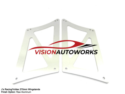 Voltex / J's Racing 270mm GT wing spoiler bracket riser wingstand ...