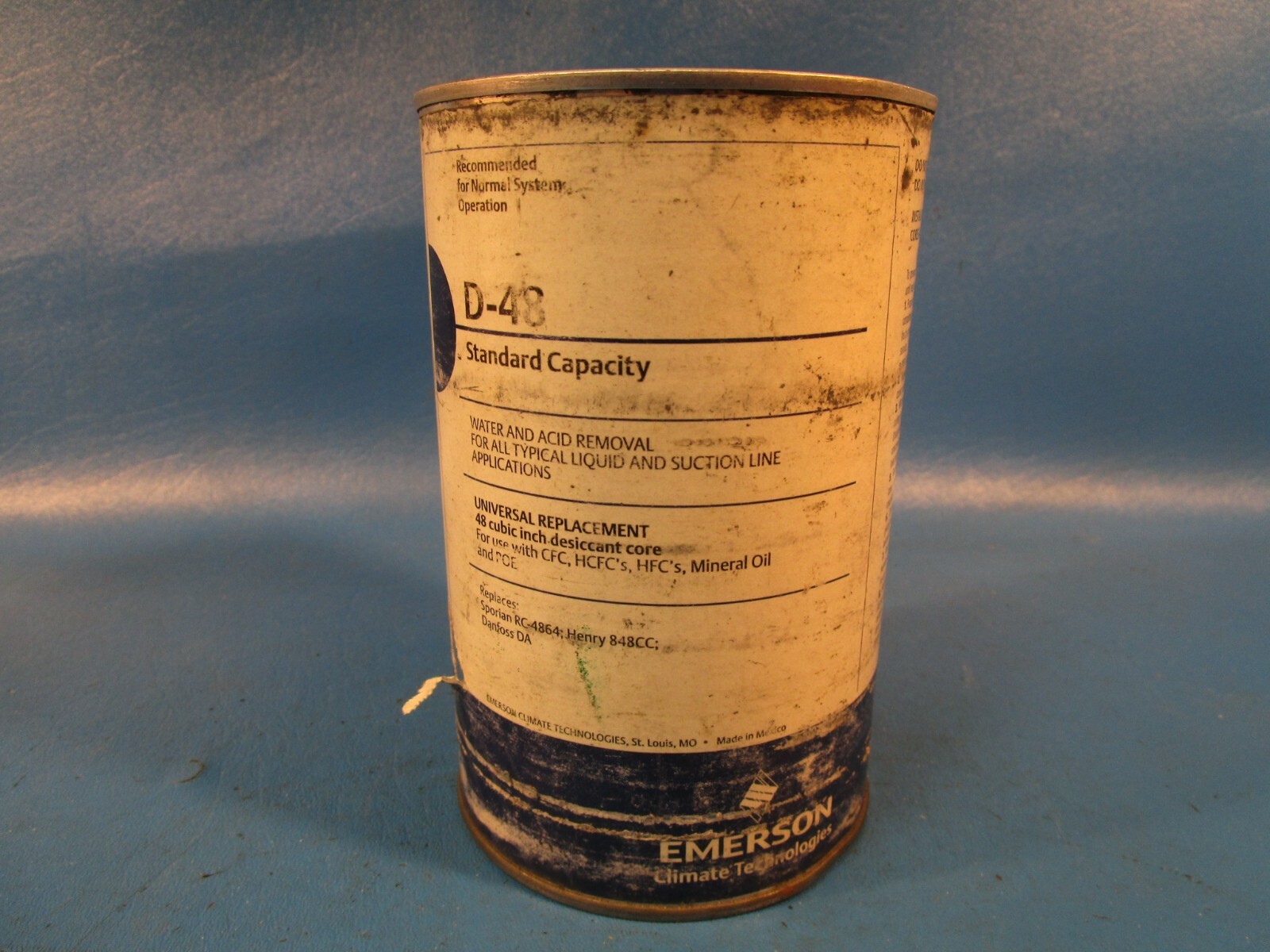 Emerson, D-48 Standard Capacity, 48 Cubic Inch Desiccant Core, D48 ...