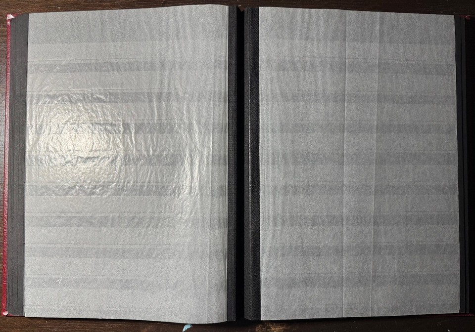 Linder 32 Pages Hardcover Stamp Stockbook 9" x 12" Red1 | eBay