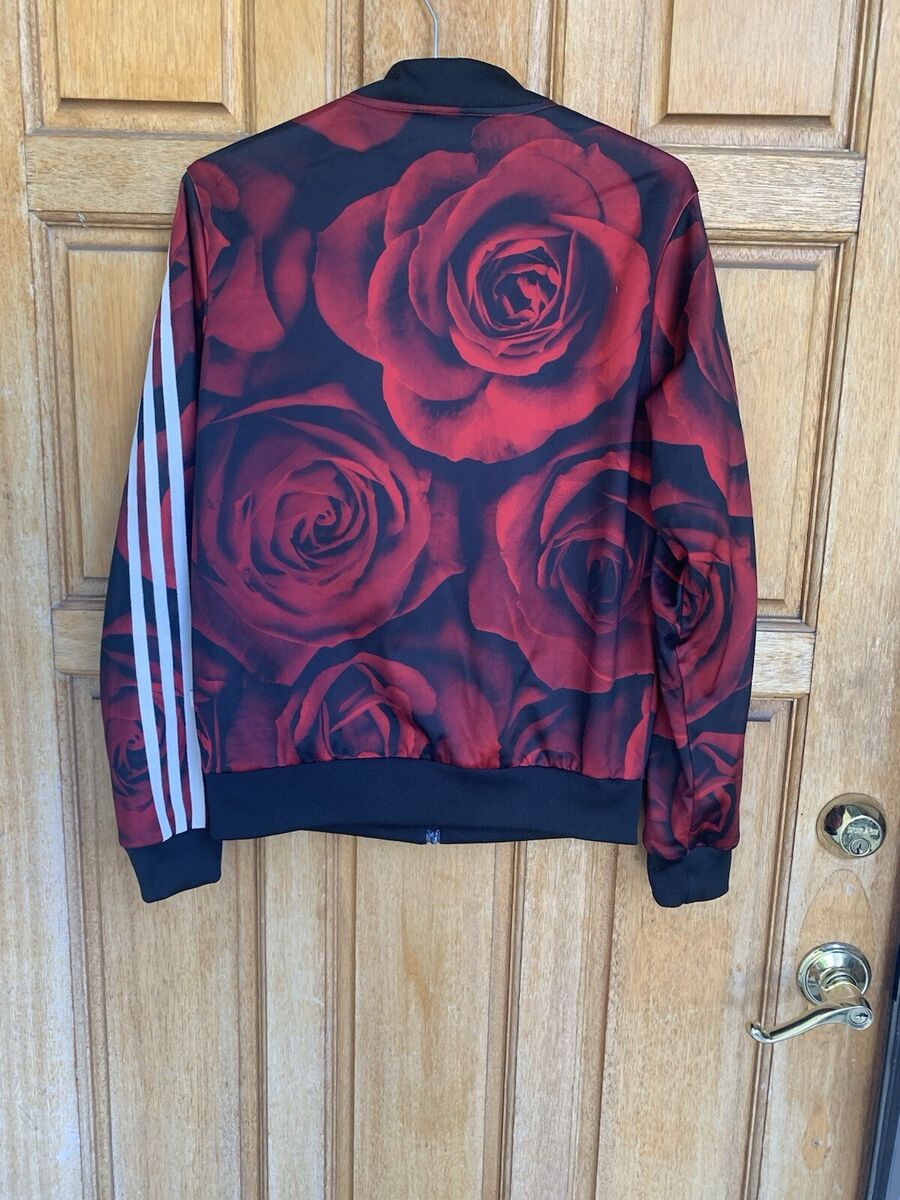 ADIDAS RED ROSES FLORAL TRACK JACKET SIZE XS | eBay ADIDAS RED ROSES FLORAL TRACK JACKET SIZE XS | eBay