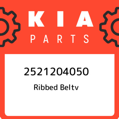 2521204050 Kia Ribbed beltv 2521204050, New Genuine OEM Part | eBay