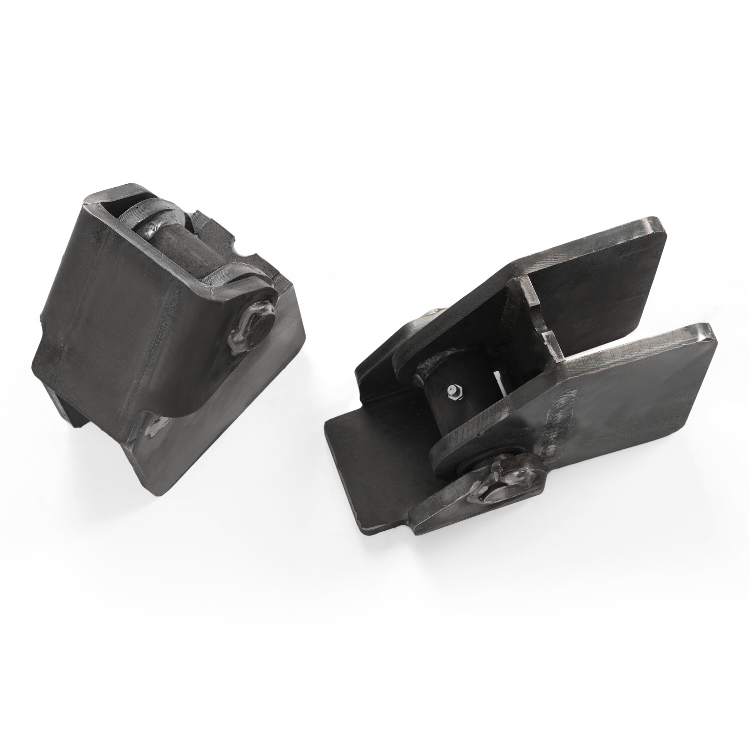 2 pcs Dump Hinge For 2" Rectangular Tube Brackets Universal For Trailer ...