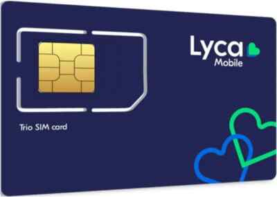 Lyca Mobile SIM Card PAY AS YOU GO SEALED 4G Data Trio Sim nano mini ...