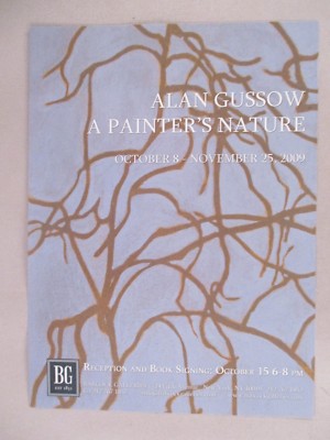 Alan Gussow Art Gallery Exhibit PRINT AD - 2009 | eBay