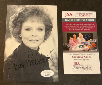 June Lockhart Signed B&W Photo JSA CERT "Lost In Space" Golden Age ...