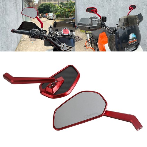 2X Left&Right Rearview Side Mirrors For Harley Touring Kawasaki Yamaha ...
