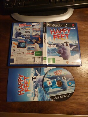 HAPPY FEET Sony PlayStation 2 ps2 Game Complete with Disc & Manual SONY ...