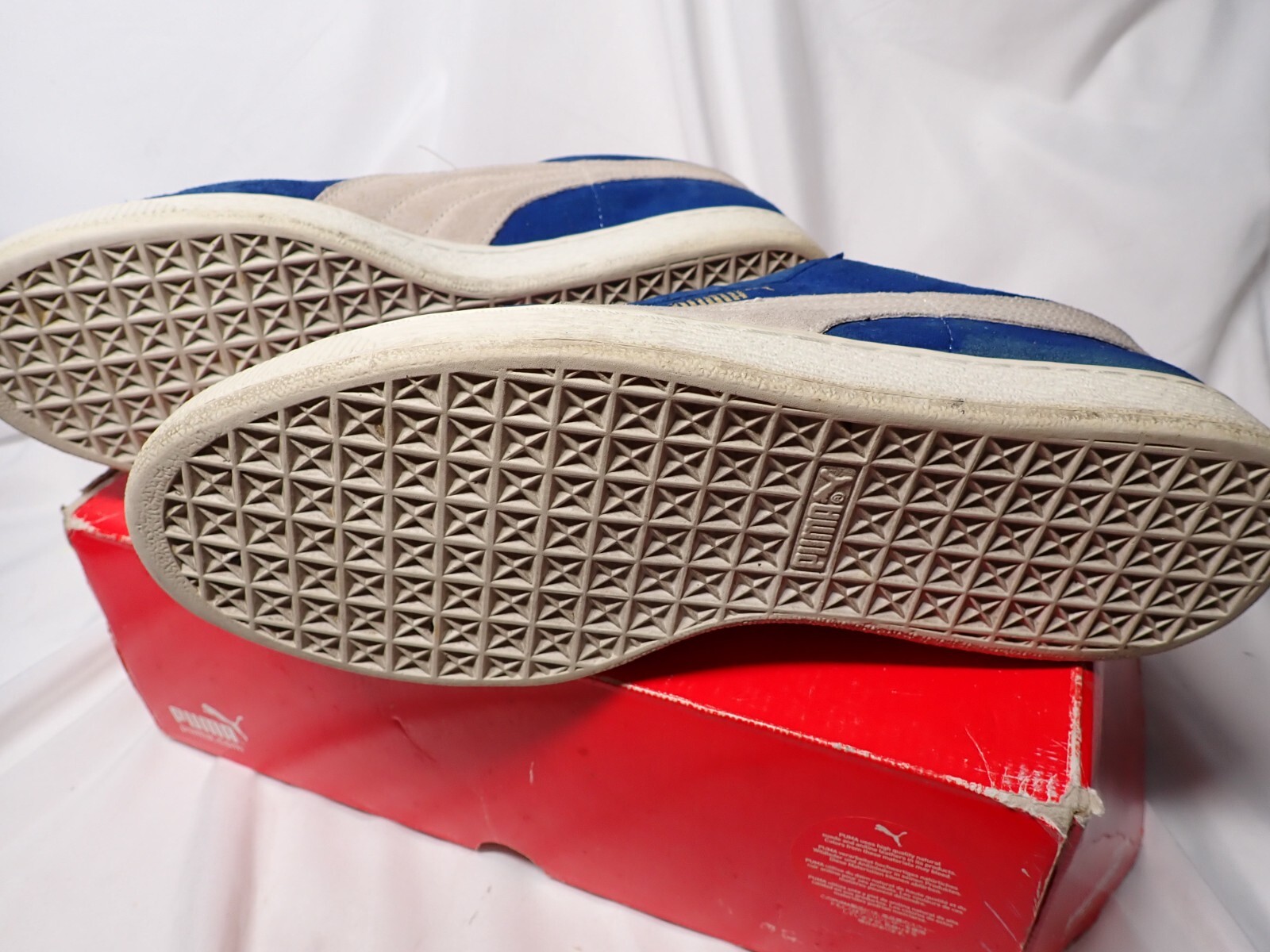 Size 8.5 - PUMA Suede Classic+ Olympian Blue 2019 no laces minor wear ...