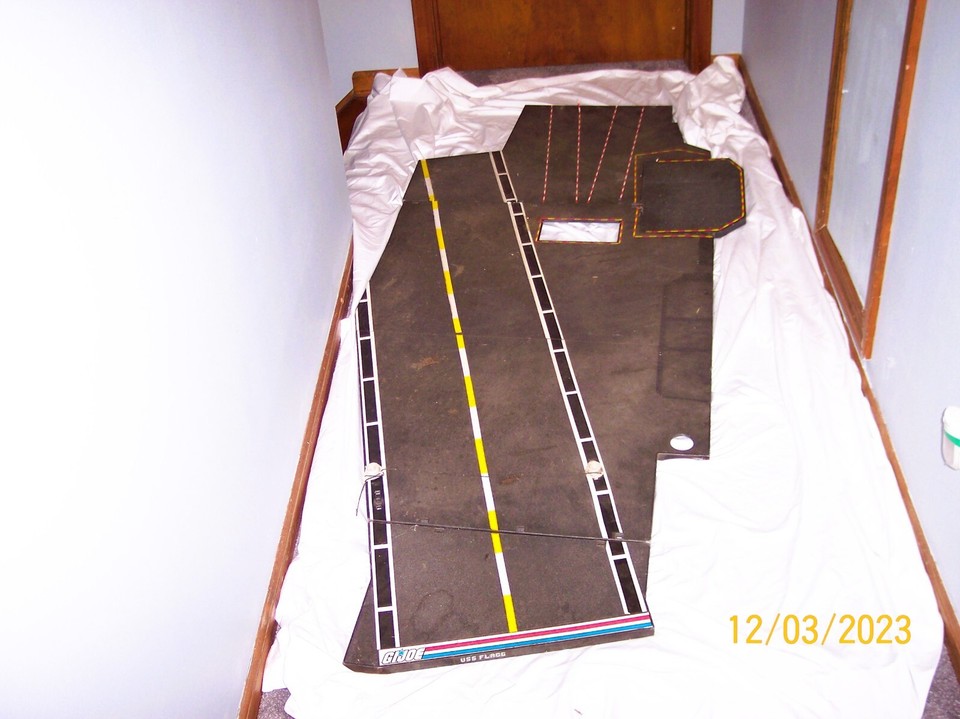 GI Joe USS flagg aircraft carrier landing deck-( 1985 Hasbro ). | eBay