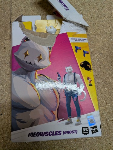 Fortnite Victory Royale Series Meowscles (Ghost) 6'' Collectible Action ...