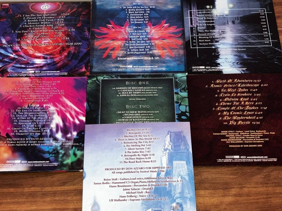 THE FLOWER KINGS CD Box Set Japan Edition 10CD Complete Collection ...