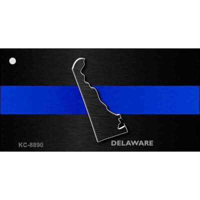 Delaware Thin Blue Line Novelty Metal Key Chain KC-8890 | eBay