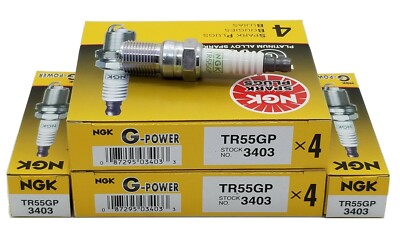 10 Plugs NGK TR55GP/3403 G-Power Platinum Spark Plugs | eBay