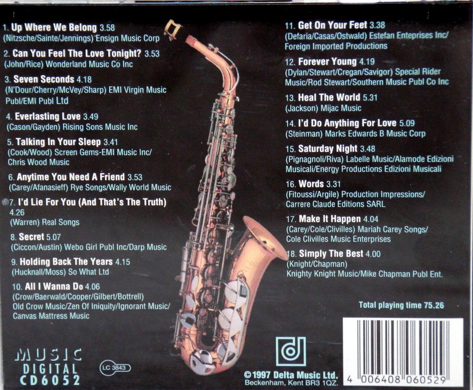 CD SAX FOR LOVERS | eBay
