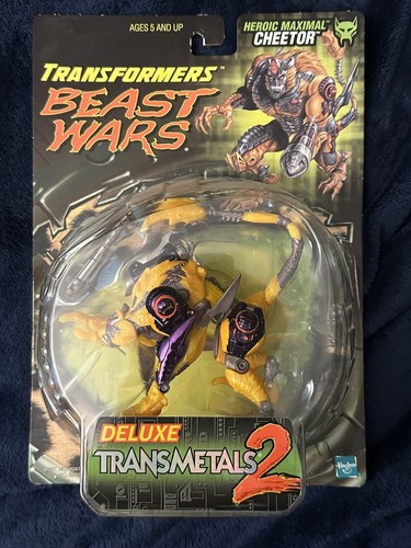 TRANSFORMERS BEAST WARS Deluxe TRANSMETALS 2 CHEETOR SEALED NEW Maximal ...