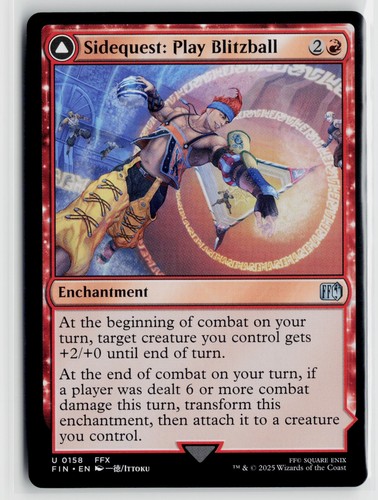 MTG Final Fantasy Sidequest Play Blitzball / World Champion x4 NM ...