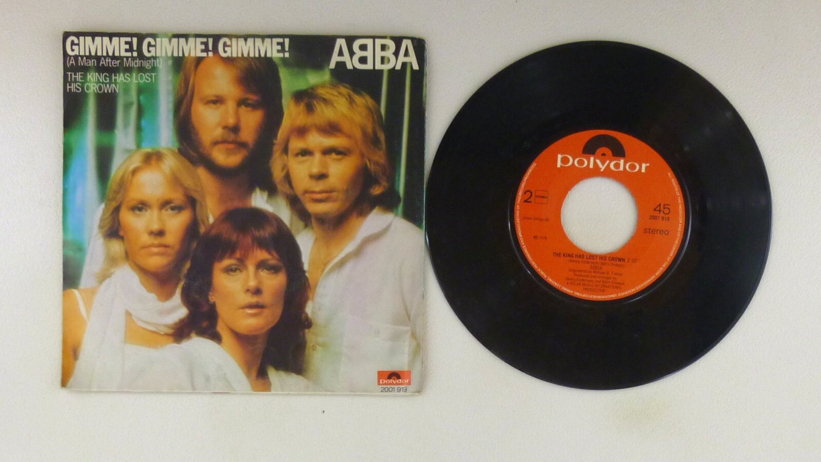 7" Single Vinyl - ABBA – Gimme! Gimme! Gimme! (A Man After Midnight ...