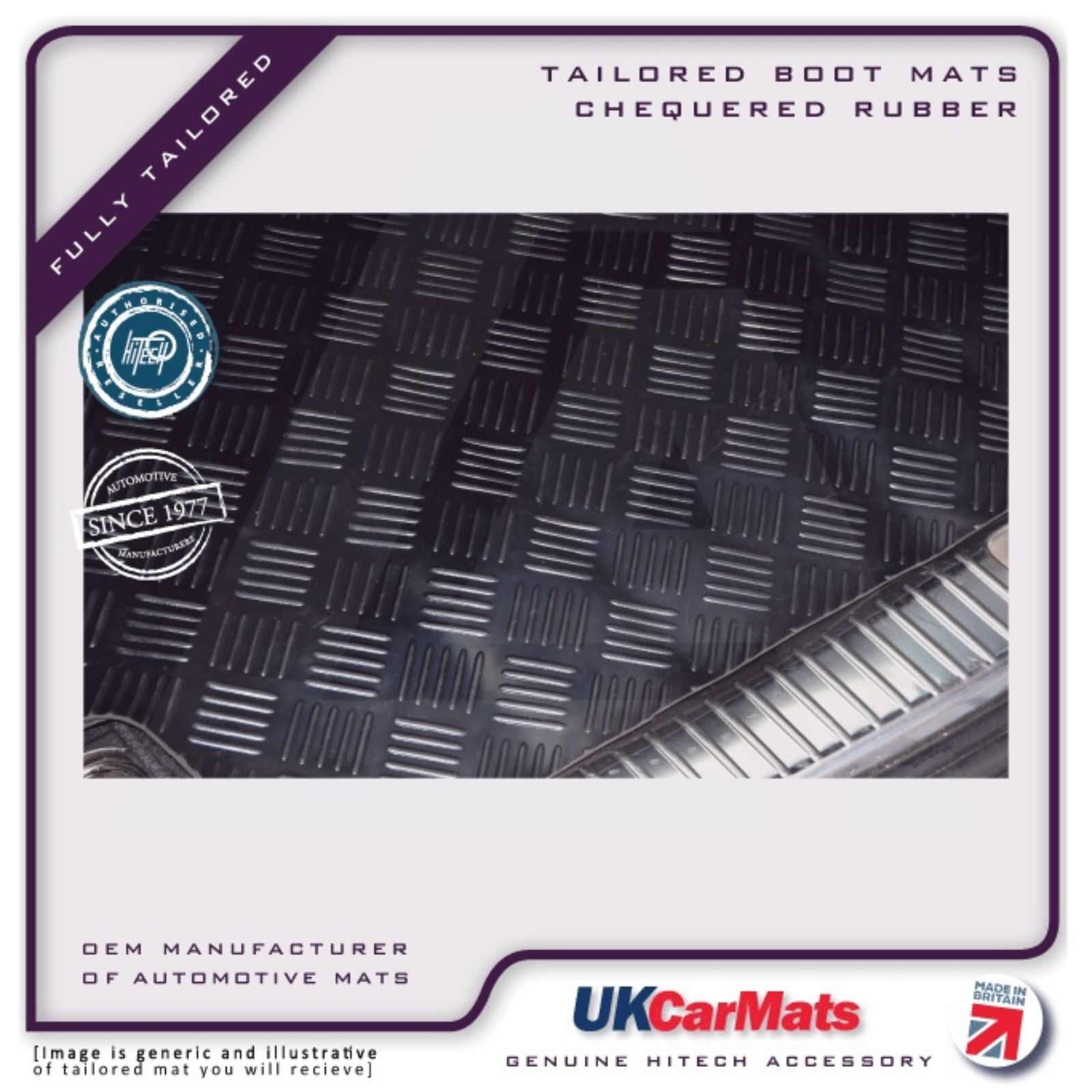 VW T-Roc 2017 onwards Tailored Rubber Car Boot Mat Hitech | eBay UK
