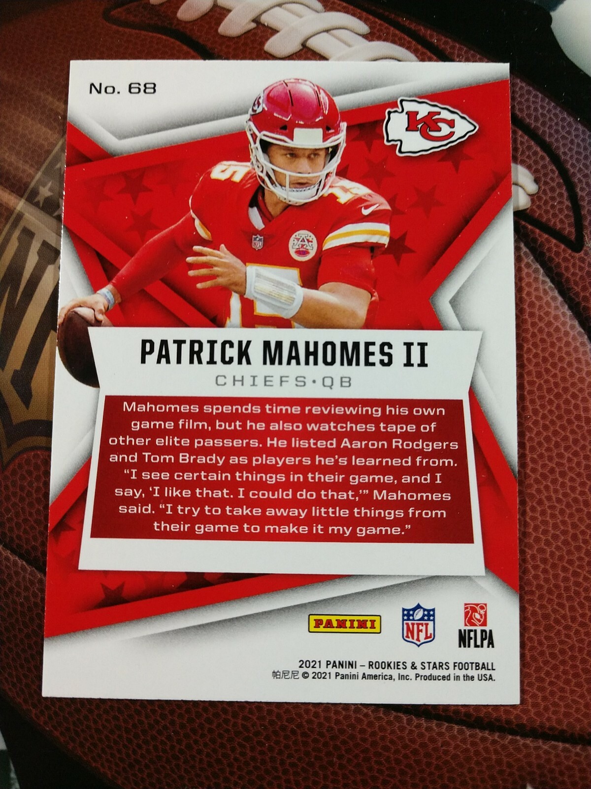 2021 Panini Rookies & Stars - Purple #68 Patrick Mahomes II for sale ...