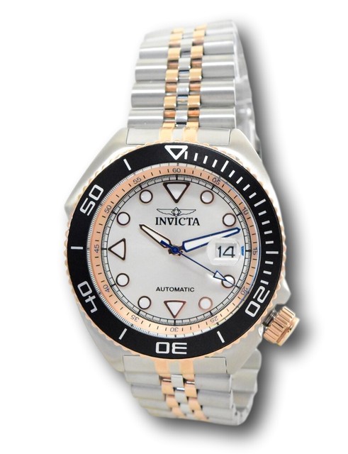 Invicta 30419 Pro Diver Men 47mm Silver Dial Automatic SS Bracelet ...