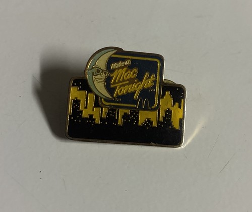 McDonalds Make It Mac Tonight Vintage Enamel Lapel Pin Nice | eBay