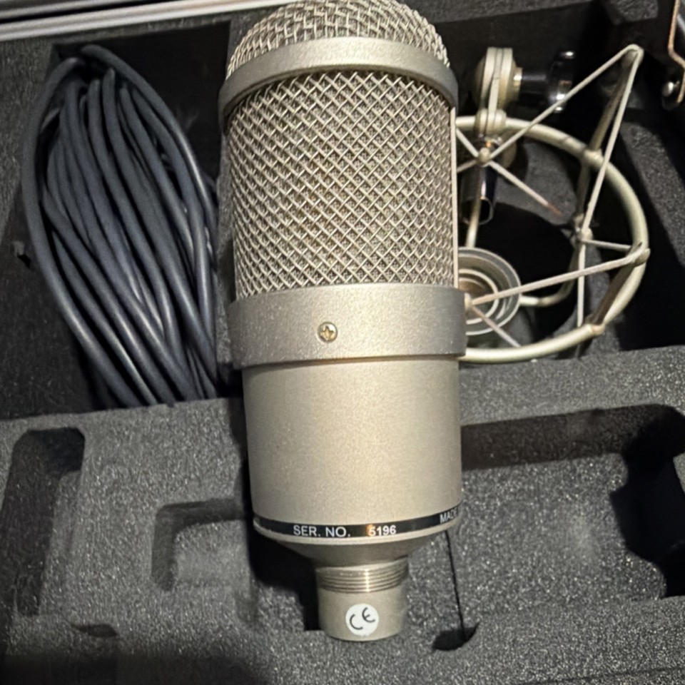 Neumann M 147 A Condenser Microphone Set Cardioid Silver with Shock ...