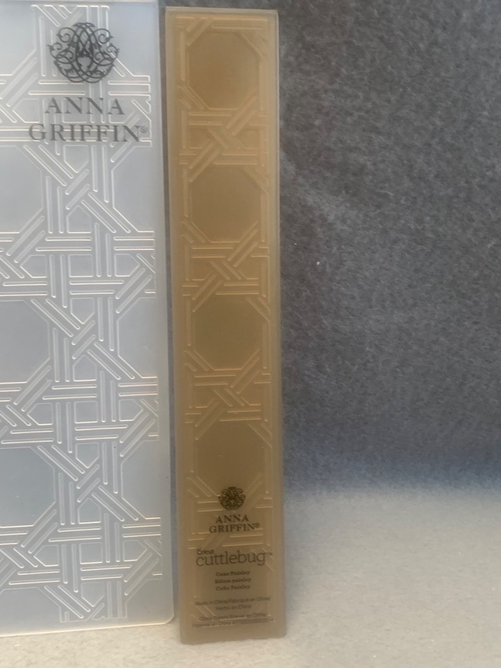 Anna Griffin Cane Paisley Embossing Folder w/Border Set 5x7 & 1x7 ...