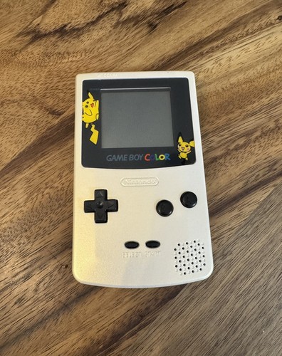 Read Gameboy Color Console System Pokemon Pikachu Silver Gold Edition ...