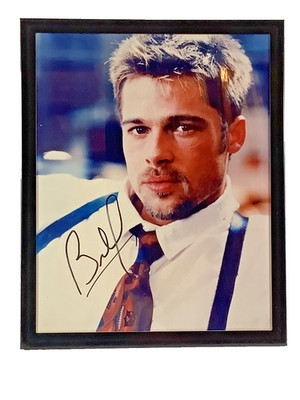 BRAD PITT SIGNED AUTOGRAPH FRAMED PHOTO 8.5 x 10.5 | eBay