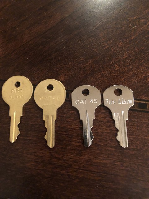 2pr - CAT45 Corbin 5 Wafer CCL Ge EST Edwards Fire Alarm Keys for sale ...