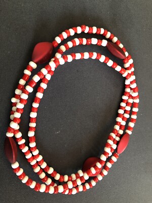 ELEKE Collar De Orisha SHANGO decor Ileke Santeria Yoruba / Collar ...