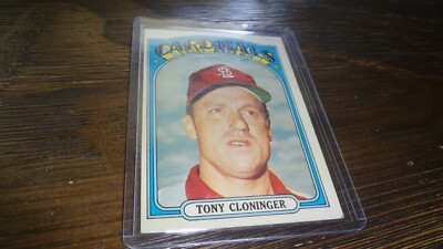 1972 TOPPS #779 TONY CLONINGER BASEBALL CARD | eBay