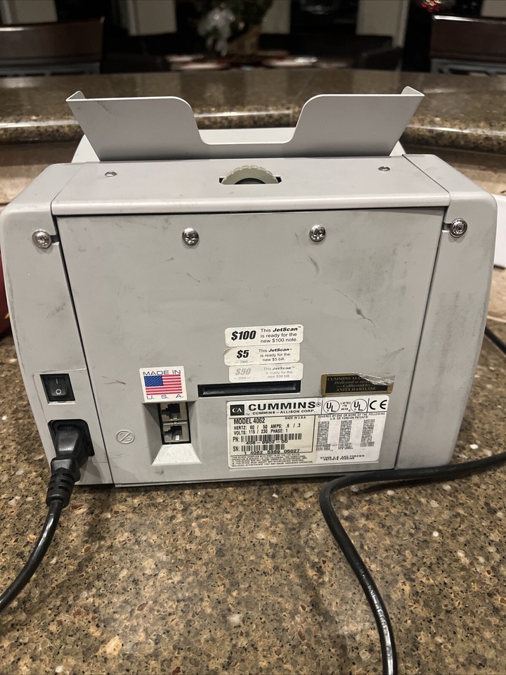 Cummins Allison JetScan 4062 Money Bill Counter | eBay