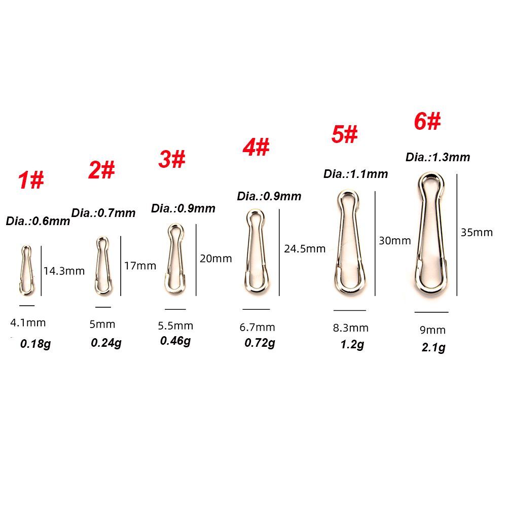 Durable Line tackle Connector Barrel Swivel Fast lock Fishing Hanging ...