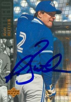 Rob Butler autographed Baseball Card (Blue Jays) 1994 Upper Deck #176 ...